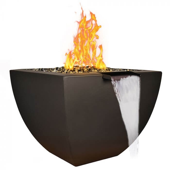 LEGACY SQUARE FIRE & WATER VASE